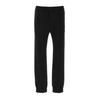 Valentino Garavani Homme, Pantalons, Noir, Taille: S Jersey Joggers