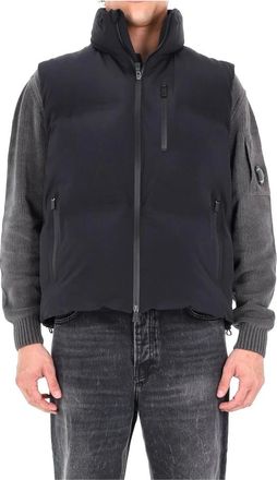 Herno Homme, Vestes, Noir, Taille: M Gilet Fonctionnel Matelassé en Duvet Wardrobe