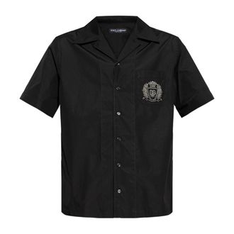 Dolce & Gabbana Homme, Chemises, Noir, Taille: 2XL Casual Chemises