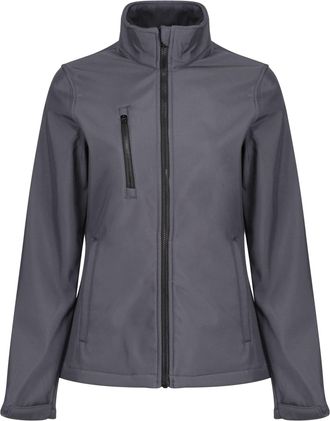 Regatta Professional Damen Womens Ablaze 3-Layer Printable Softshell Jacket Jacke, Seal Grey (schwarz), 42