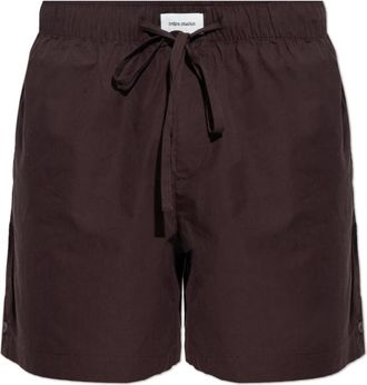 Entire studios Entire Studios, Homme, Shorts, Brun, Taille: XL Logo Shorts