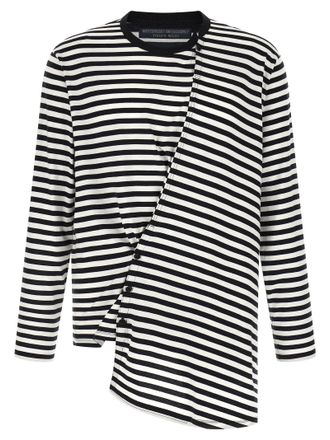 Yohji Yamamoto Mens Bicolor Cotton Cardigan Clothing