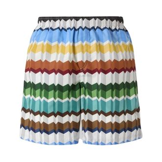 Missoni Shorts de bain longs imprim&eacute;s - Homme - Maillots de bain - Multicolore - Taille: L