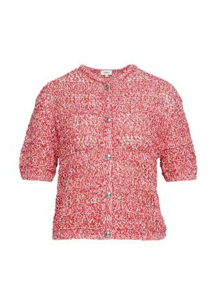 s.Oliver Cardigan Strickjacke Ajour-Strickjacke mit Glitzereffekt