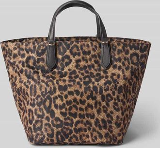 Borbonese Shopper mit abnahmbarem Schulterriemen