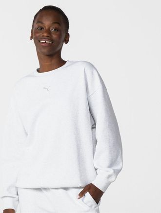 Puma Sweatshirt f&uuml;r Damen, &Uuml;bergro&szlig; (Eisgrau)