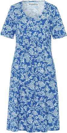 Peter Hahn Jersey-Kleid Selma Green Cotton blau