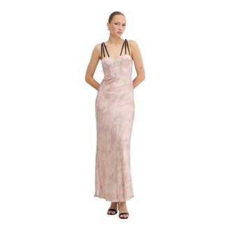 Pinko Pinko - Robe Maxi Reimagine - Femme - Robes - Rose - Taille: 40 FR