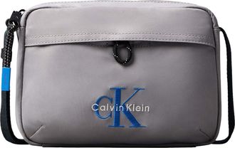 Calvin Klein Herren Bold Camera Bag Lv04d3117g Crossover, Grey (Cloudburst)