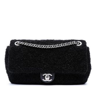 Chanel Pre-owned Metallic Knit Shoulder Bag - - Pre-owned - Damen - Schwarzk - ONE SIZE