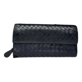 Bottega Veneta Portefeuille Vintage Pre-owned - Femme - Pre-owned - Noir - Taille: ONE Size