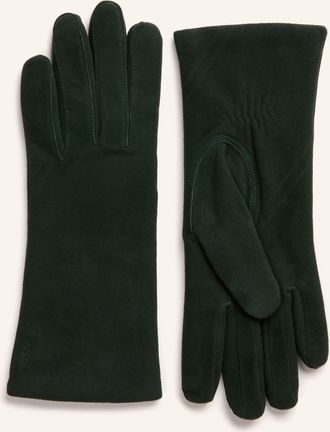 Hestra Lederhandschuhe Elisabeth gruen