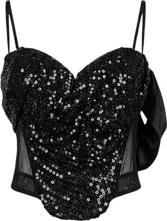 Vivienne Westwood Femme, Tops, Noir, Taille: 36 FR Knot Corset