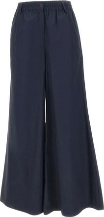 Kaos Kaos, Femme, Pantalons, Bleu, Taille: 42 FR Button Palazzo Pants