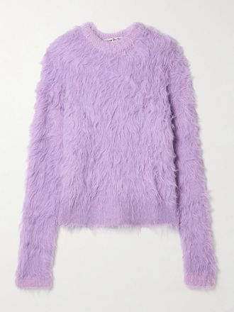 Acne Studios Pull En Mailles Bross&eacute;es - Violet