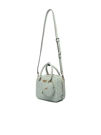 Guess Womens Satchel Light Sage Polyurethane Satchel-bags