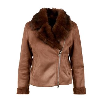 Betta Corradi Lammfelljacke - - Jackets - Damen - Braun - S