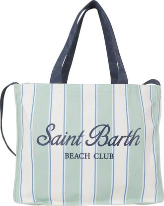 MC2 Saint Barth Femme, Sacs, Vert, Taille: ONE Size Essential Canvas Tote Bag