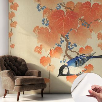 Tulup Carta Da Parati Autoadesiva - Fotomurale - Decorazione Parete - Stile Elegante - Decorazione Casa - Armonia Vinosa 250x250 Cm