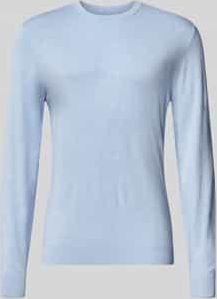 Mc Neal Strickpullover mit geripptem Rundhalsausschnitt