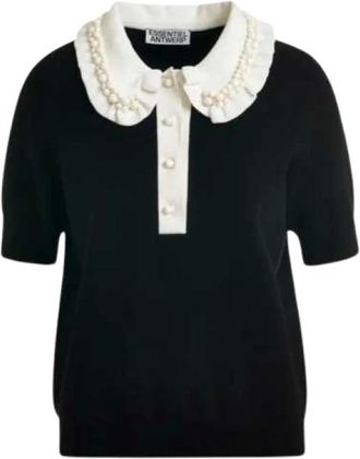 Essentiel Femme, Tops, Multicolore, Taille: 40 FR Jewelry Bl34 Polo