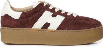 Hogan Femme, Chaussures, Rouge, Taille: 38 1/2 EU Baskets