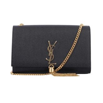 Saint Laurent Kate Small Tassel Grain Leder Napkin Schultertasche - - Bags - Damen - Schwarzk - ONE SIZE