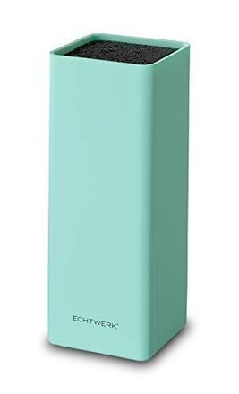 Echtwerk Echtwerk Universal-Messerblock Square, Messerhalter, Küchenmesser-Organizer, praktischer Messerständer, platzsparende Messeraufbewahrung mit Borstenei