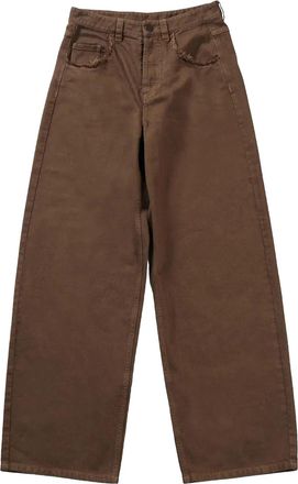 Uma Wang Pantalons D&eacute;contract&eacute;s - Marron