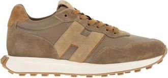 Hogan Homme, Chaussures, Beige, Taille: 44 1/2 EU H601 Baskets