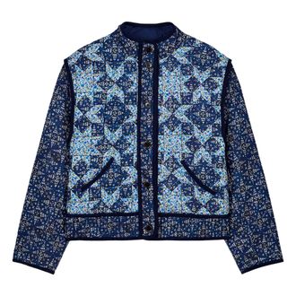 Louise Misha Veste Omotayo Midnight Star Patchwork Coton Bio - Collection Femme Louise Misha