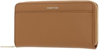 Calvin Klein CK Must LG Z/A Wallet W/Slip K60K610949, Portefeuilles Femme, Marron (Brown Sugar), OS
