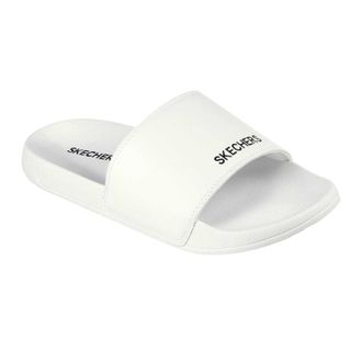 Skechers Sidelines 2 Badesandale f&uuml;r Herren (Wei&szlig;/Schwarz)