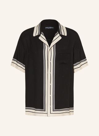 Dolce & Gabbana Resorthemd Comfort Fit Aus Seide schwarz