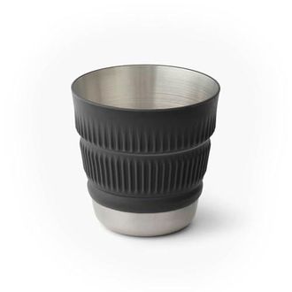 Sea To Summit Detour Campingbecher, zusammenklappbar, Edelstahl, 473 ml, Schwarz