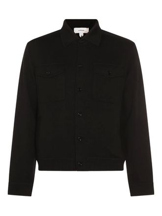 Lardini veste en laine à poches poitrine - Noir