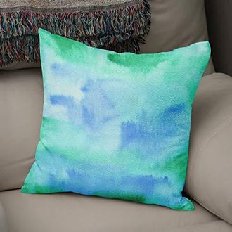 Bonamaison Le Jardin du Lin Kissen Zierkissenbezug Kissenbezug, Aquarell-Thema Dekoration, Für Zuhause Autos Büro Sofa Wohnzimmer Couch Schlafzimmer Dekor, 50x50