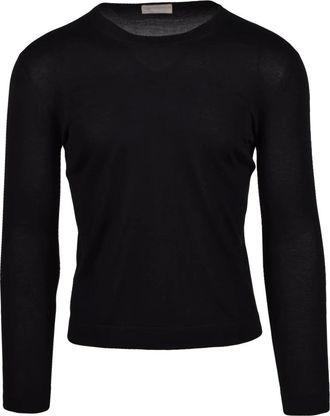 Drumohr Homme, Pulls, Noir, Taille: S Maglioncino Girocollo