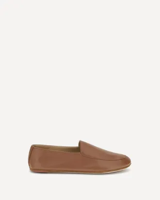 Loro Piana Leather Loafers Female 37.5