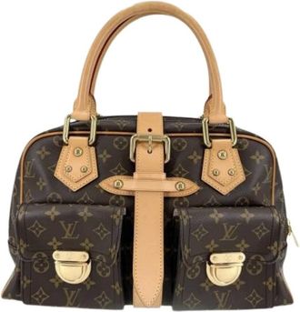Louis Vuitton Sac &agrave; main vintage Louis Vuitton en toile monogramme doccasion - Femme - Pre-owned - Brun - Taille: ONE Size