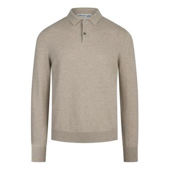 Ballantyne Polo en cachemire - Homme - Pulls - Beige - Taille: M