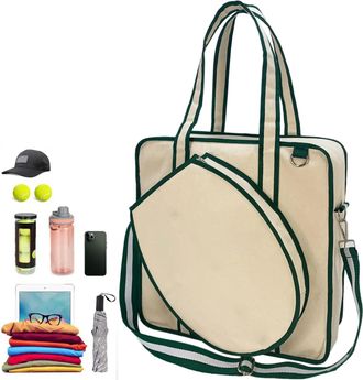 Generico Tennistasche, Tennisschlägertasche: Der Schläger aus muss Taschen, Badmintonschlägertaschen Sein, Wasserflaschenhalter für Outdoor-Sport für H