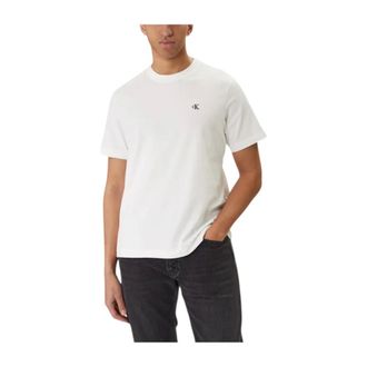 Calvin Klein Homme, Tops, Blanc, Taille: 2XL T-Chemises