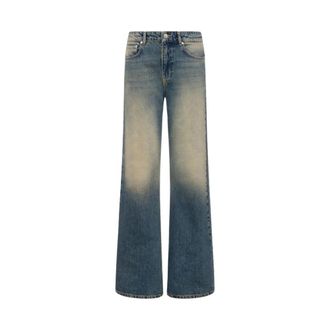 Moschino Baumwoll-Denim Schlaghose - - Jeans - Damen - Blau - W28
