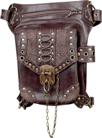 Generic Steampunk G&uuml;rteltasche - Beintasche - Verstellbare G&uuml;rteltasche Herren Damen | Trendige gotische Steampunk Taschen zum Wandern, Reisen, Outdoor, Kompa