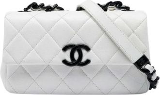 Chanel Sac vintage Pre-owned &agrave; rabat - Femme - Pre-owned - Blanc - Taille: ONE Size