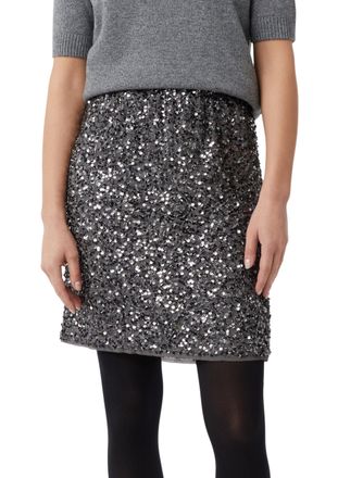 Comma Kurzer Paillettenrock