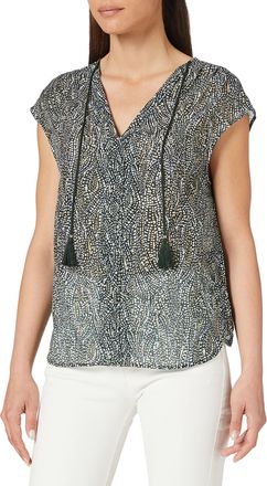 s.Oliver Black Label Damen 150.10.105.10.100.2063931 Bluse, beige AOP, 44