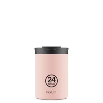 24 Bottles Travel Tumbler 350 Stone Dusty Pink - NEW