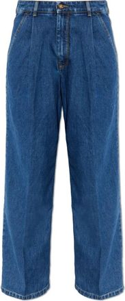 Maison Kitsuné Femme, Jeans, Bleu, Taille: W29 Jean à plis